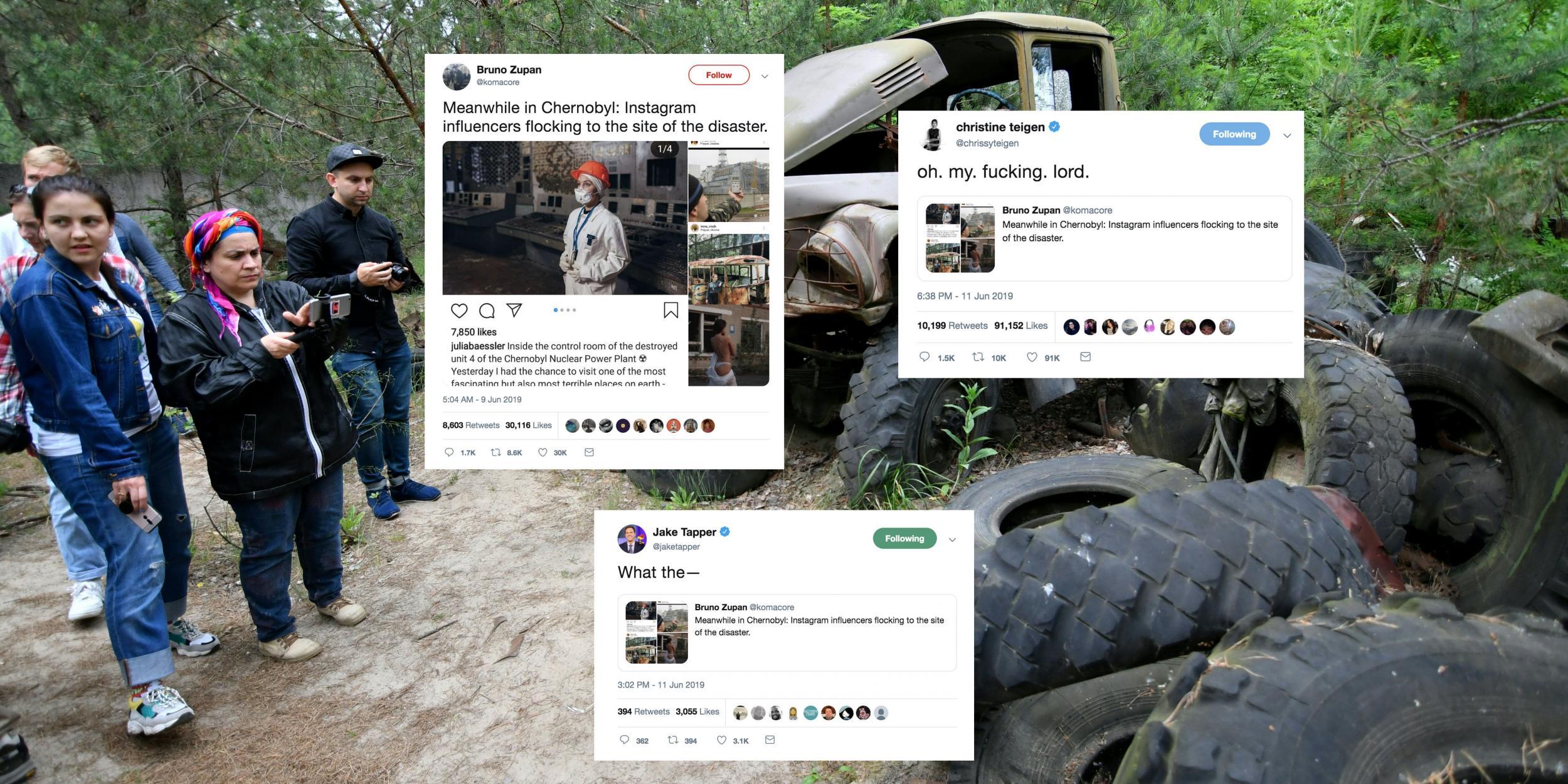 Chernobyl: Instagram influencers criticised after HBO show inspires ...