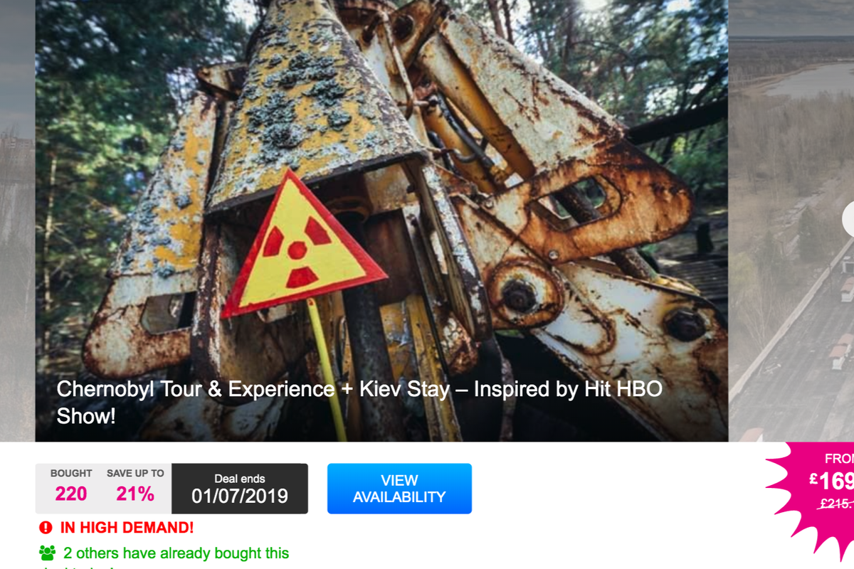 Wowcher faces backlash from charities for Chernobyl holiday advertising ...