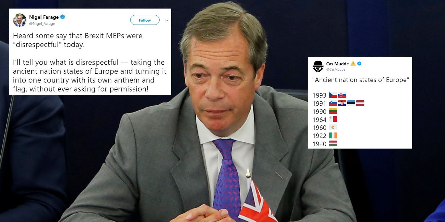 Brexit news: Nigel Farage brands the EU the 'ancient nation states of ...