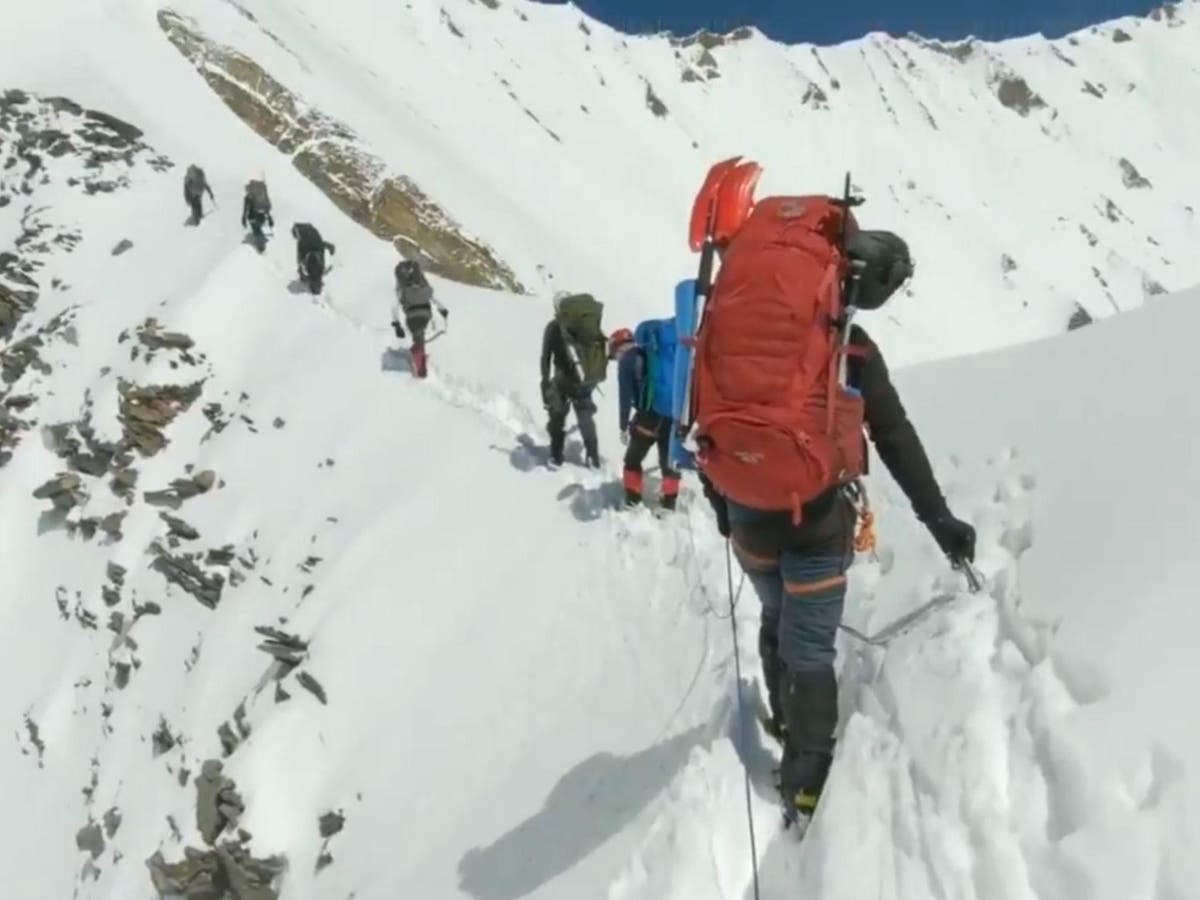 Footage reveals last moments of three British climbers who died on ...