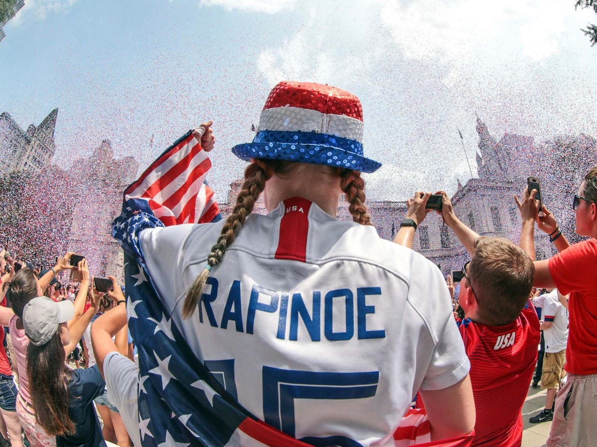US women's football team inspires equality at World Cup ticket tape ...