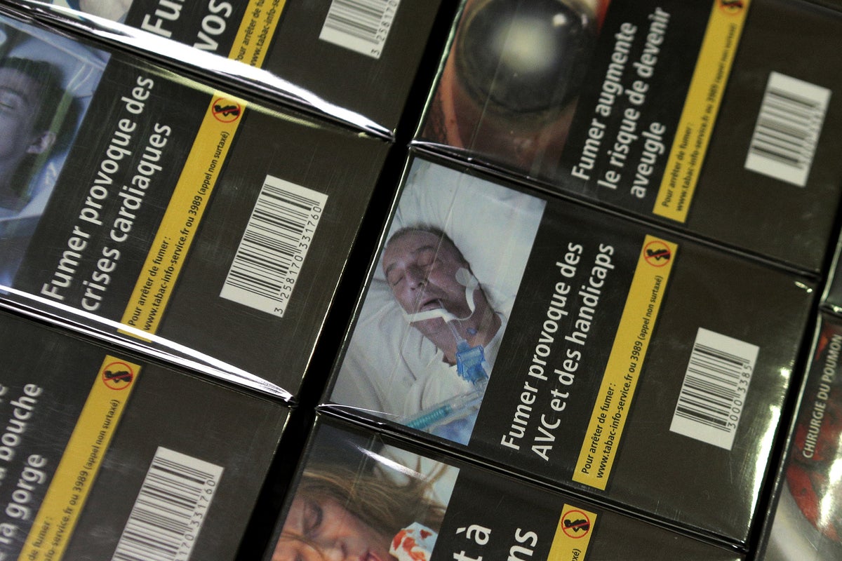 Man furious after spotting his own amputated leg on cigarette packs ...