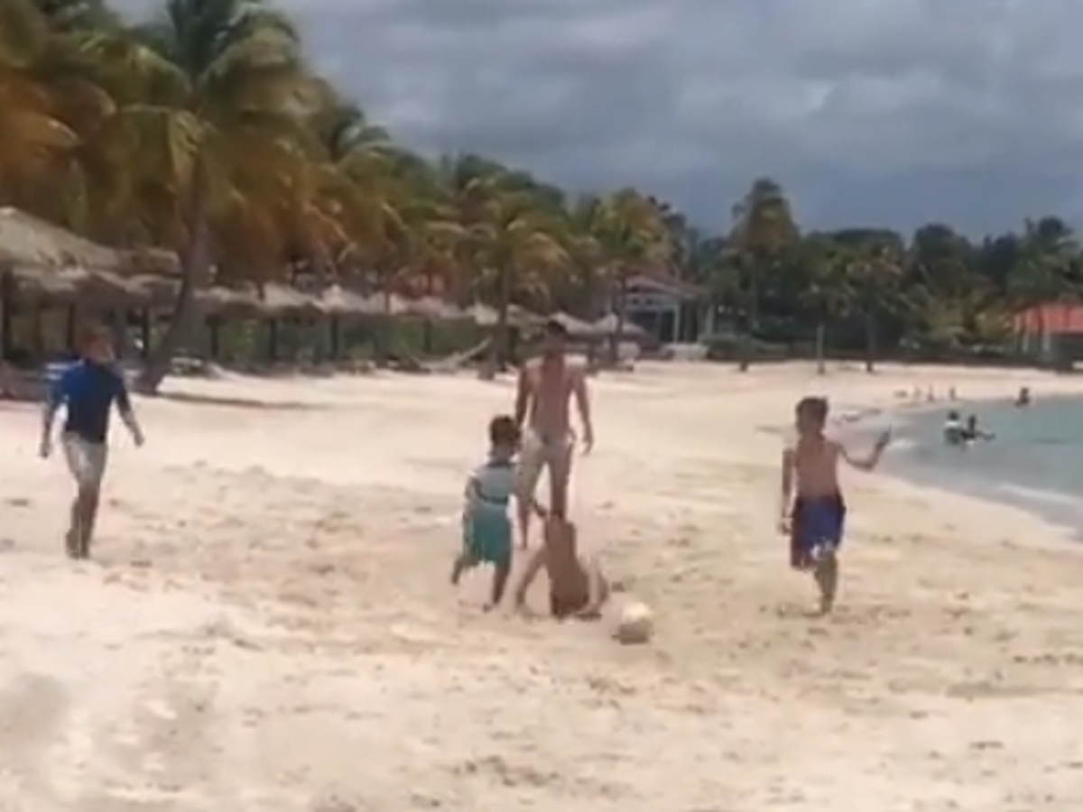 Lionel Messi: Young Brit enjoys kickabout with Barcelona superstar on ...