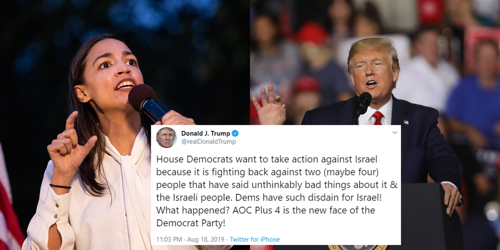 Trump accuses AOC and her ‘squad’ of saying ‘unthinkably bad things ...