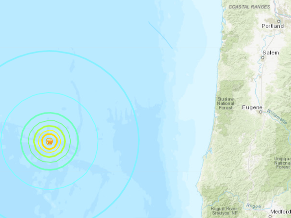 Oregon earthquake: 6.3 magnitude quake strikes by US coast | The ...