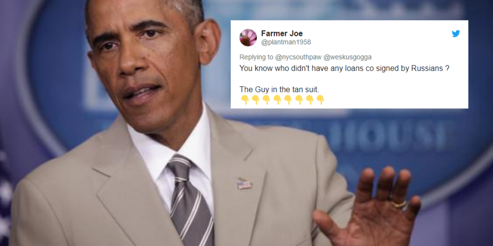Barack Obama's tan suit remembered on fifth anniversary | indy100 | indy100