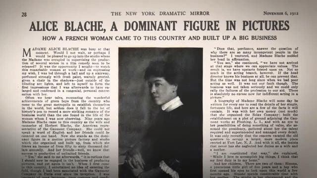 Alice Guy Blache: Rediscovering the first great female filmmaker | The ...