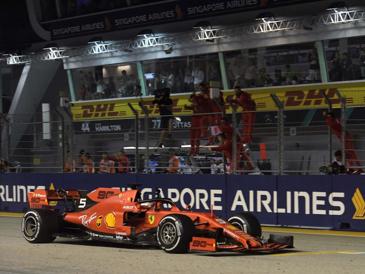 Singapore Grand Prix 2019 results: Sebastian Vettel beats Charles ...