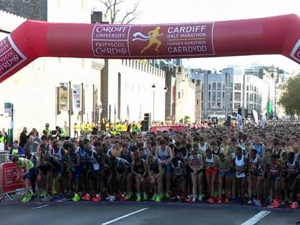 Cardiff half marathon runner dies after 'incident' at finish line | The ...