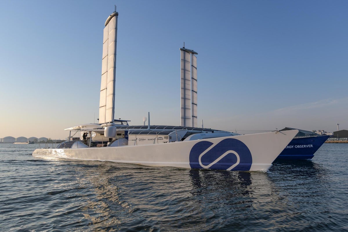 World’s first hydrogen-powered ship docks in London as part of zero ...