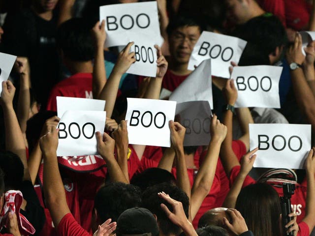 Hong Kong Football Association fined by Fifa for booing China national ...