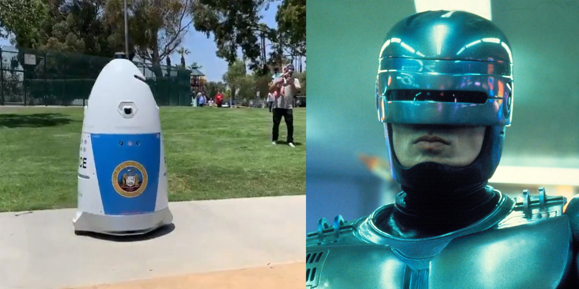 Real-life RoboCop fails to stop its first crime | indy100 | indy100