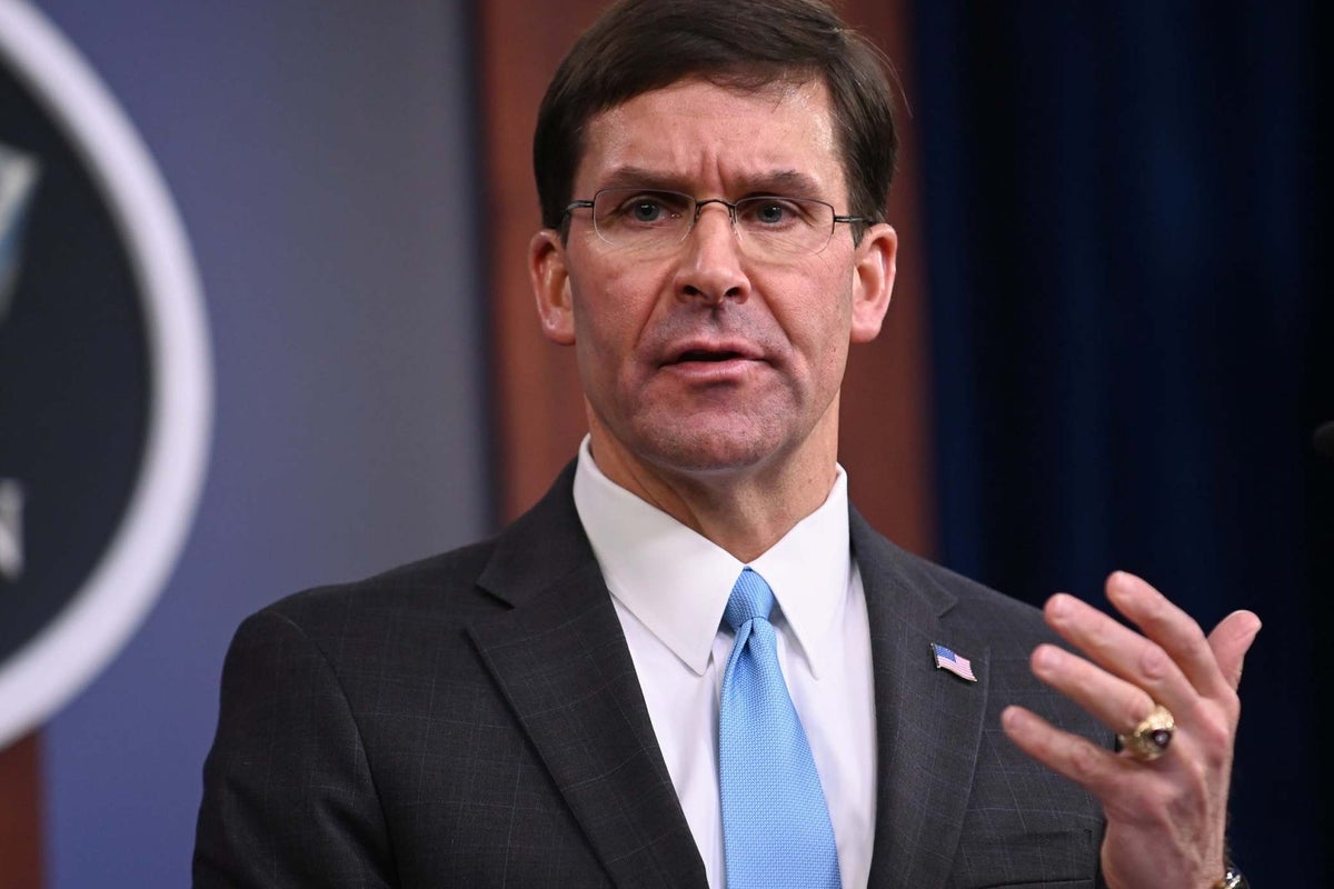 Mark Esper: Trump fires Defence Secretary | The Independent