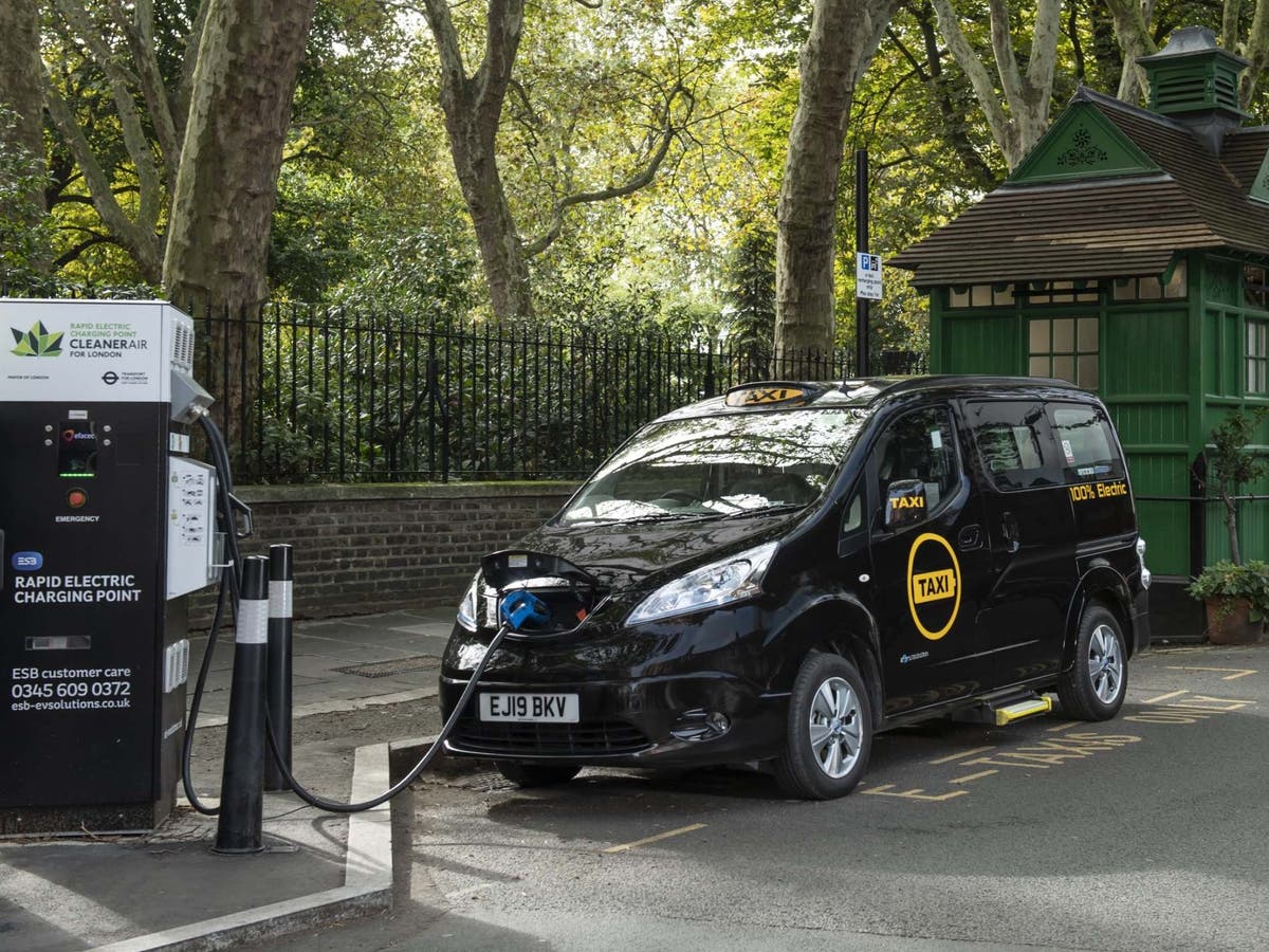 London gets first fully electric taxi since 1899 | The Independent ...