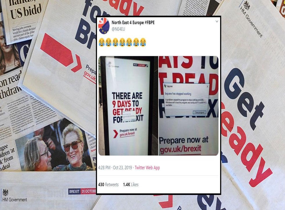 This broken Brexit advert is simple but perfect | indy100 | indy100