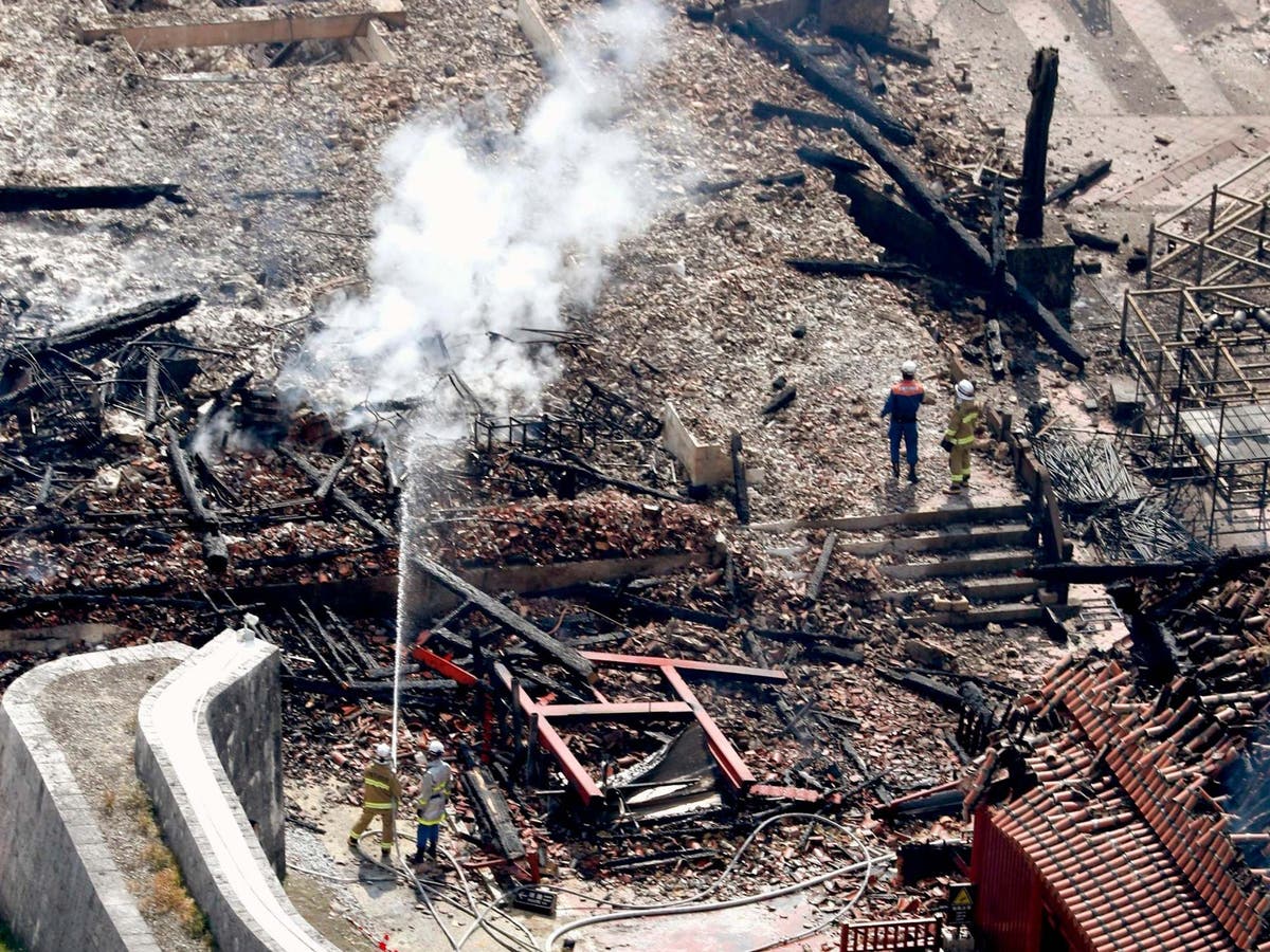 Shuri Castle fire: Japan’s 500-year-old world heritage site reduced to ...