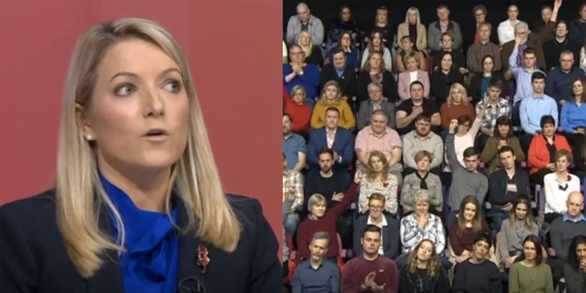 Question Time audience erupts with laughter after Tory suggests that ...