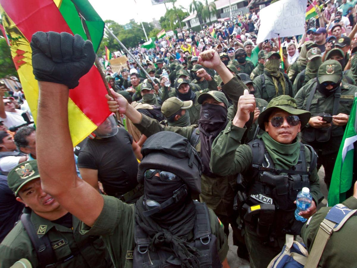 Bolivia president Evo Morales calls new election after police abandon ...