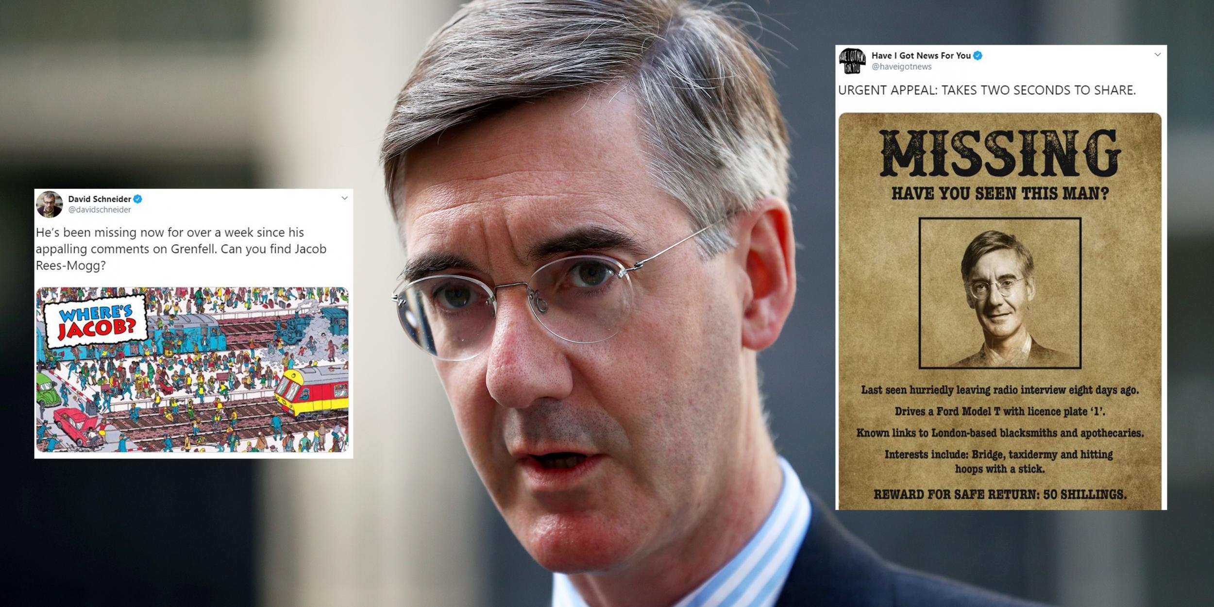 General election: Jacob Rees-Mogg 'goes missing' following his Grenfell ...