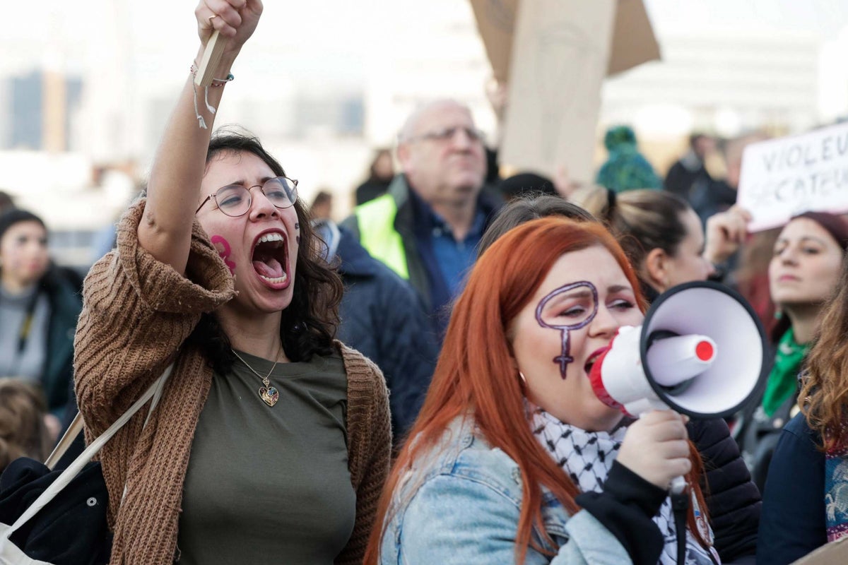 Global protests demand end to violence against women | The Independent ...