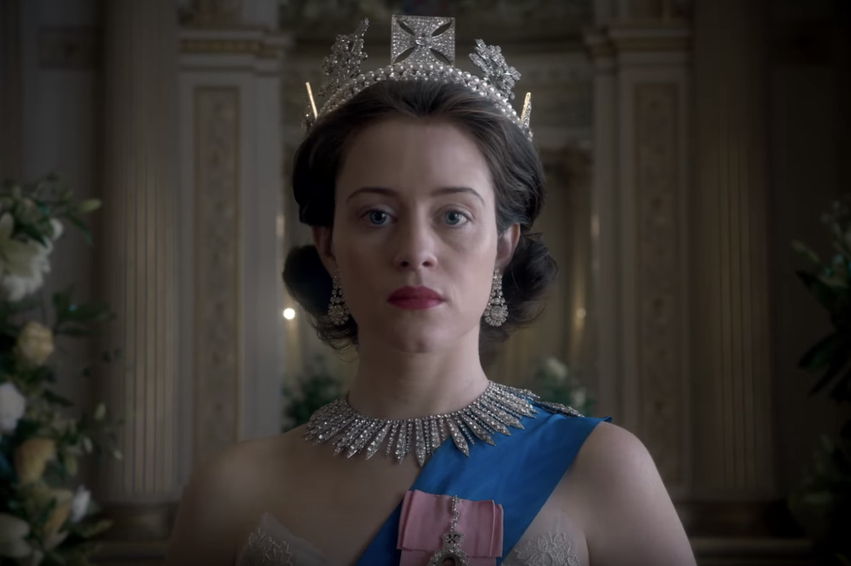 The Crown Claire Foy Photographed Filming Season 4 Flashback Scene