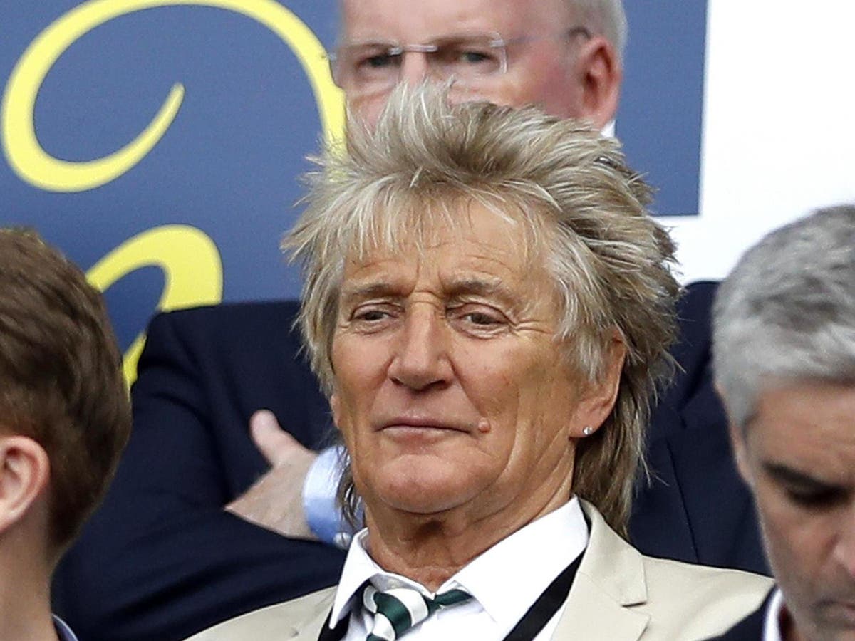 Rod Stewart seen 'doing Nazi salute and punching security guard' in new ...