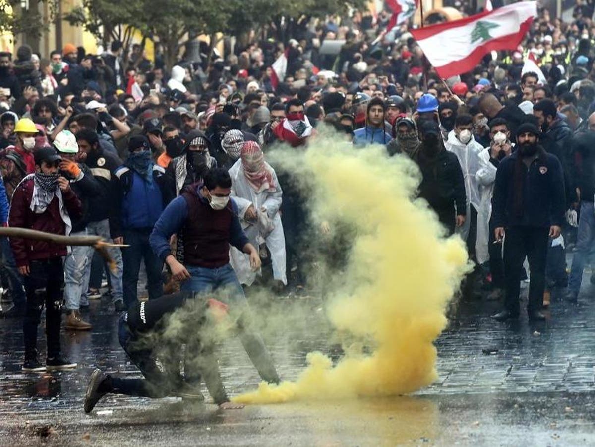 Beirut protests: Nearly 500 injured over violent weekend in Lebanon as ...