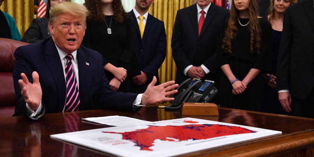 Trump news: Seth Meyers highlights the inaccurate map president keeps ...