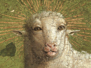 Priceless 15th century artwork restored with ‘humanoid sheep face ...