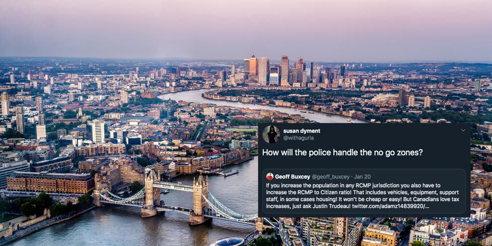 Man gets destroyed for claiming London has 'no go zones' | indy100 ...