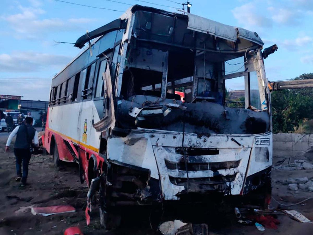 India bus crash: At least 26 killed as vehicle plunges into well | The ...