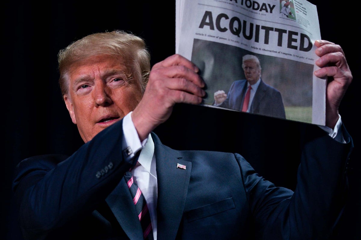 Trump news live: Latest updates as Trump cheers impeachment acquittal ...