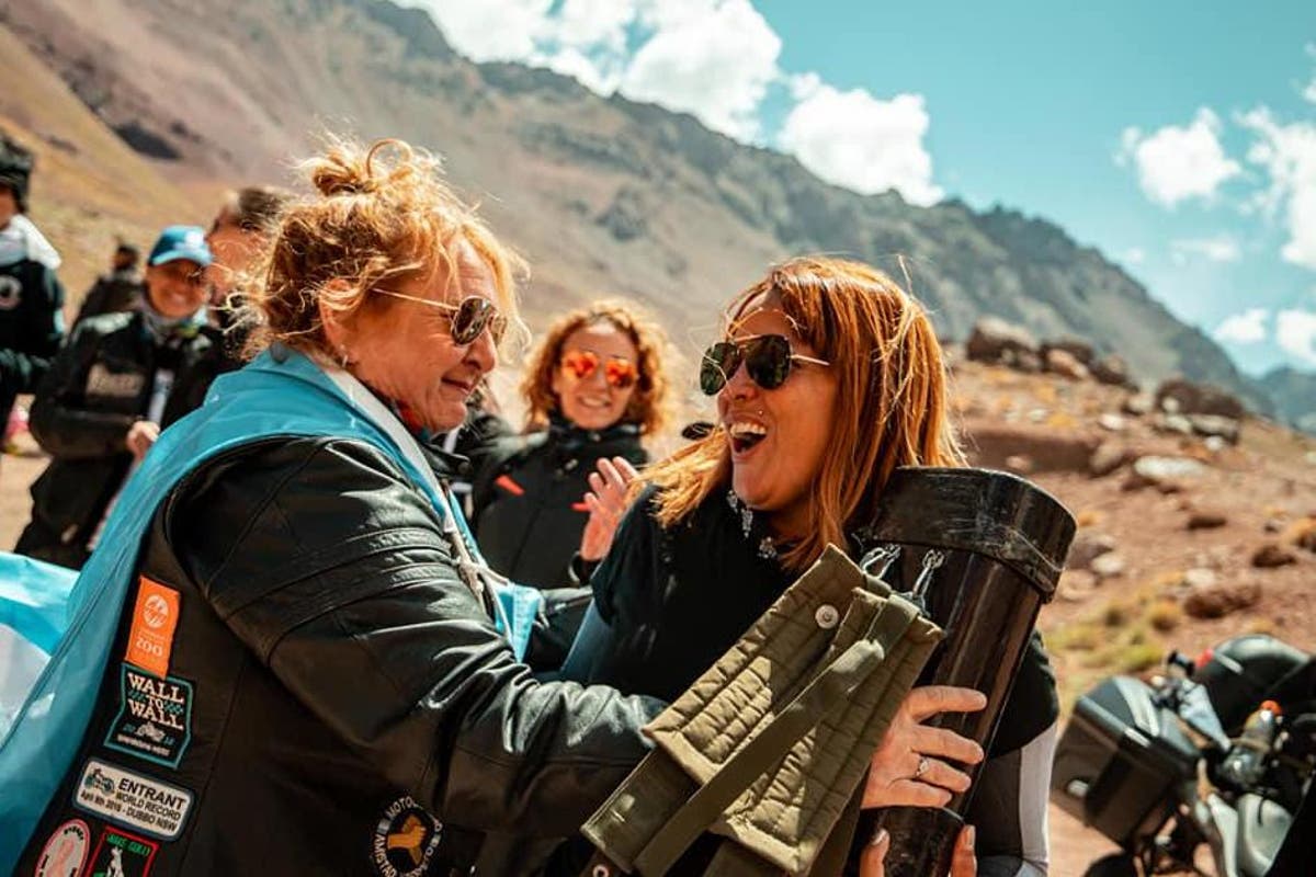 The community of women bikers who relayed around the world in a year ...