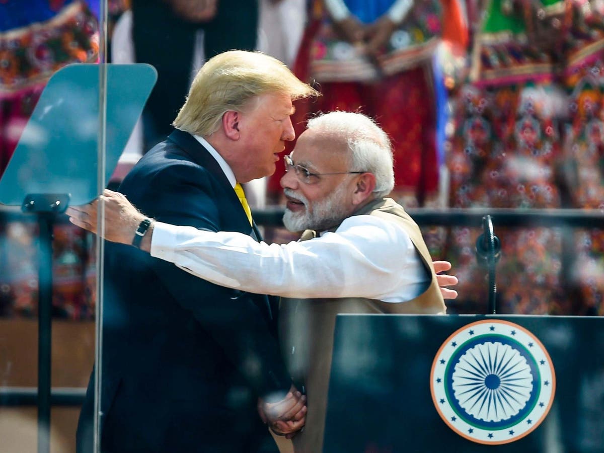 Trump India visit: President hails Modi as 'true friend' amid backlash ...