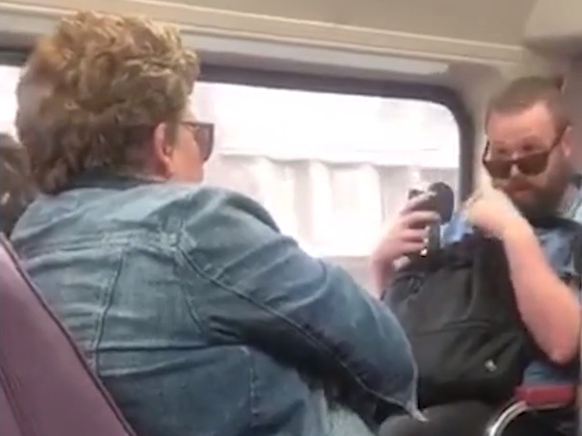 Coronavirus: Woman appears to deliberately cough on man in train row ...