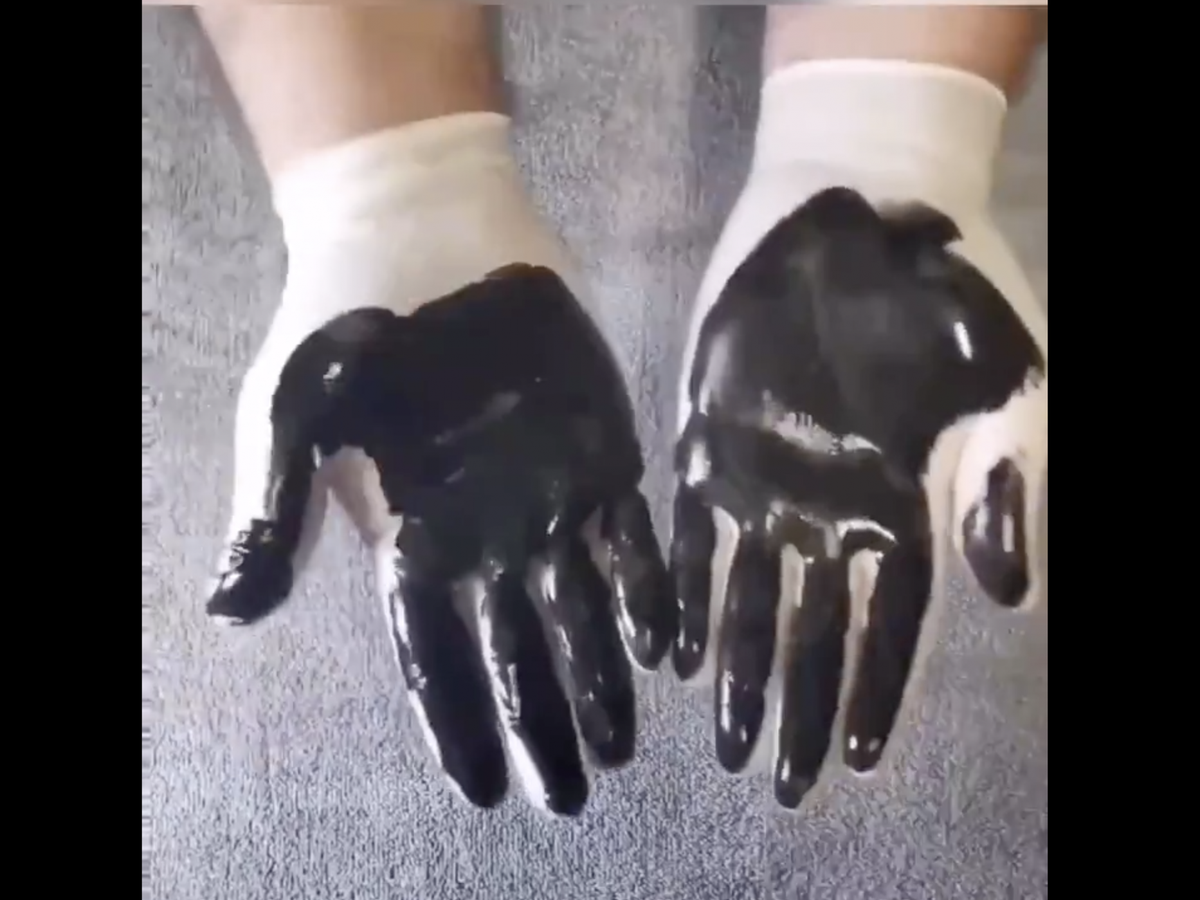 Coronavirus: Black paint video shows you might still be washing your ...