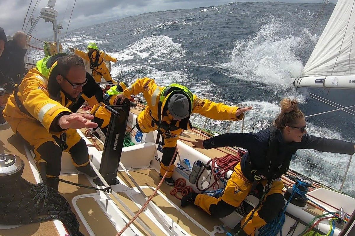 The round-the-world Clipper Race that was brought to an abrupt end by ...