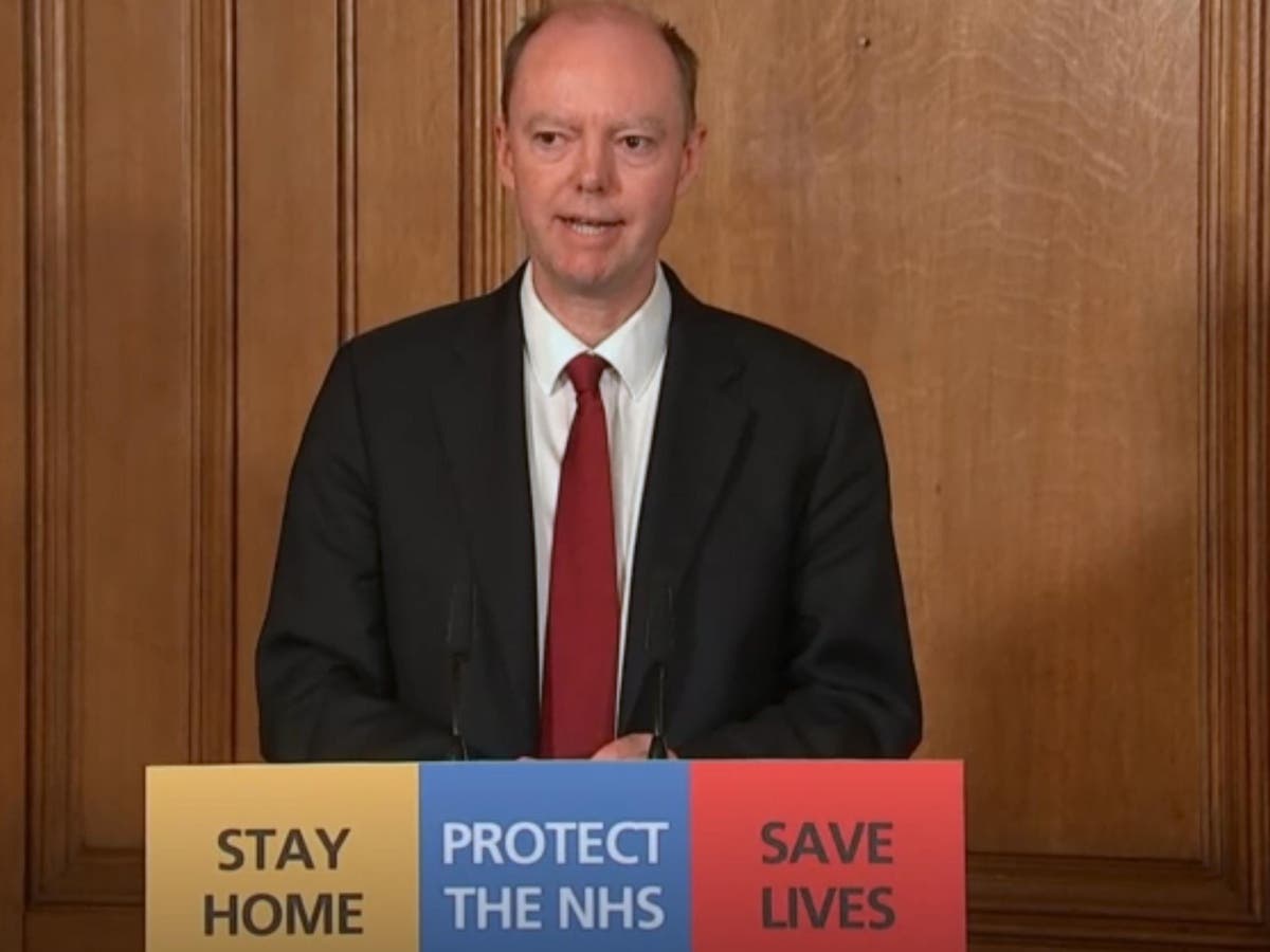 Coronavirus: Chief medical officer Chris Whitty self-isolating after ...