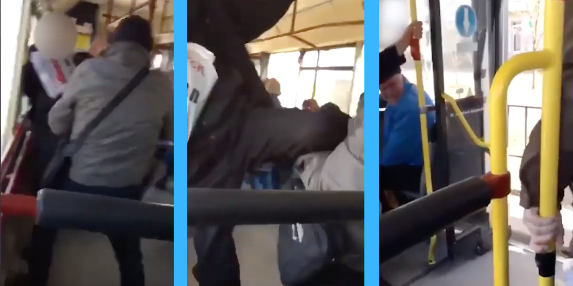 Coronavirus: Video shows man attacked and kicked off Ukraine bus for ...