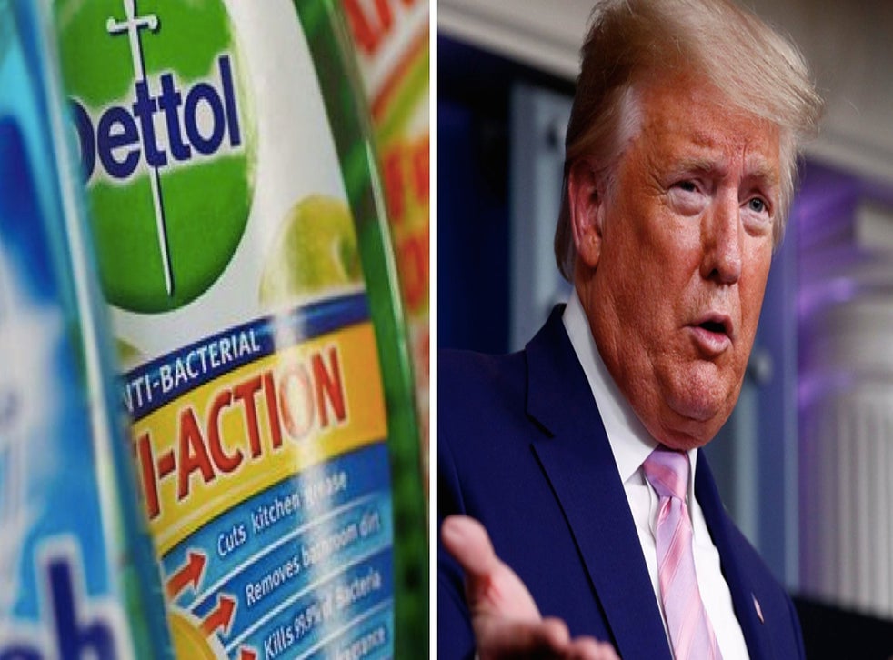 Trump news: Bleach manufacturers tell people not to inject themselves ...