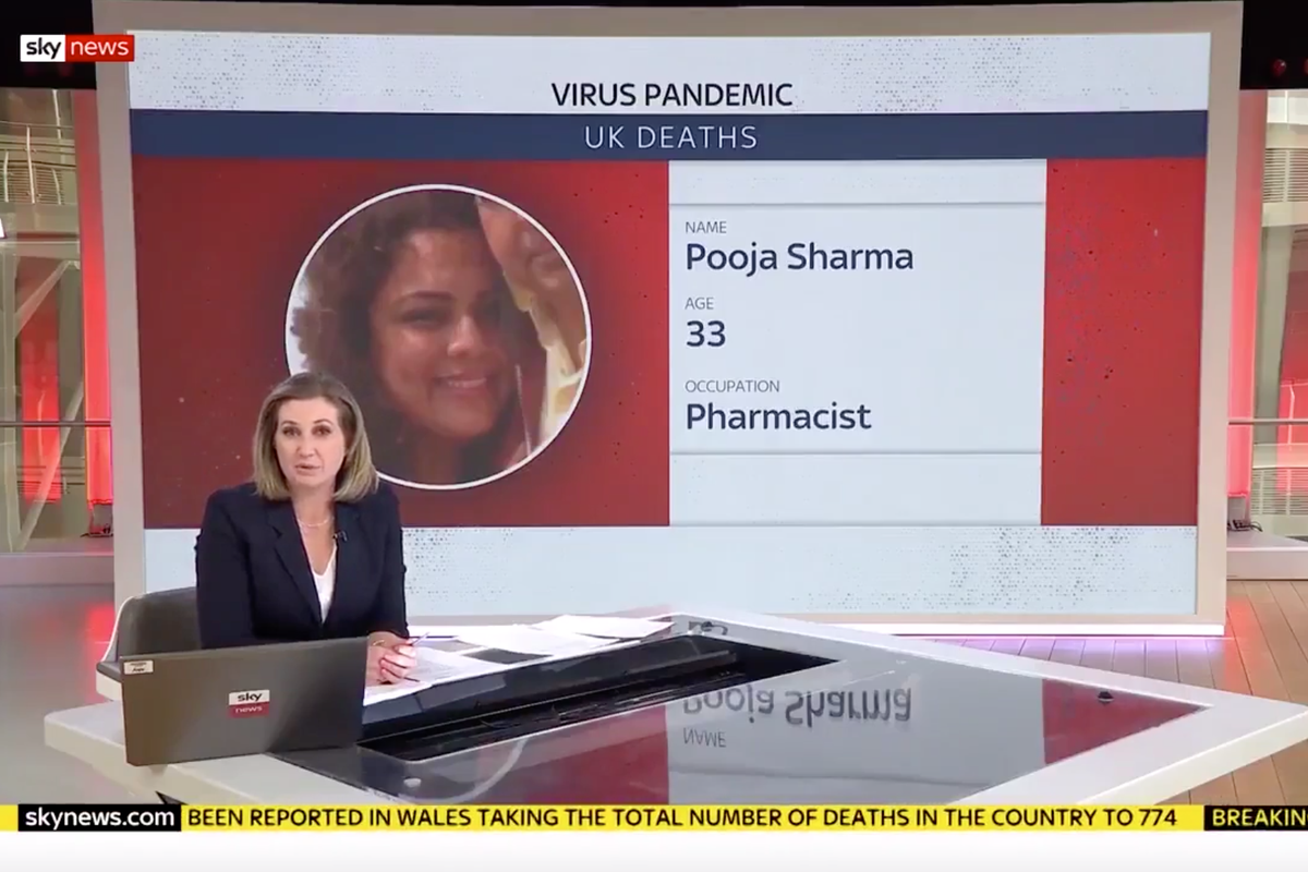 Coronavirus: Sky News presenter breaks down in tears as she reads names ...
