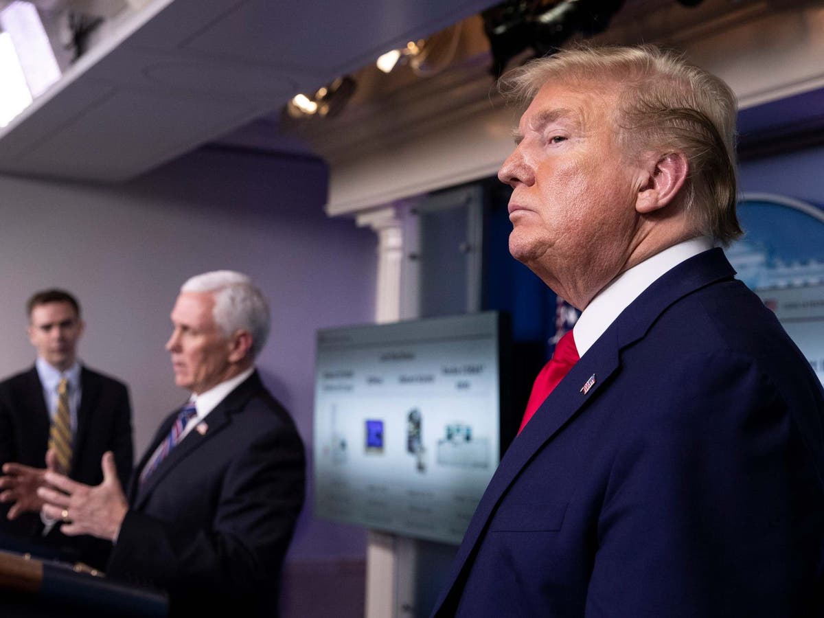 Trump accused of exploiting coronavirus stimulus package for political ...