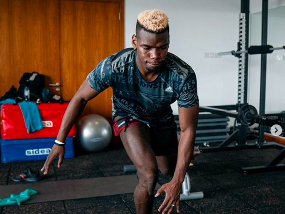 Manchester United’s Paul Pogba ‘keeping busy and keeping healthy’ as he ...