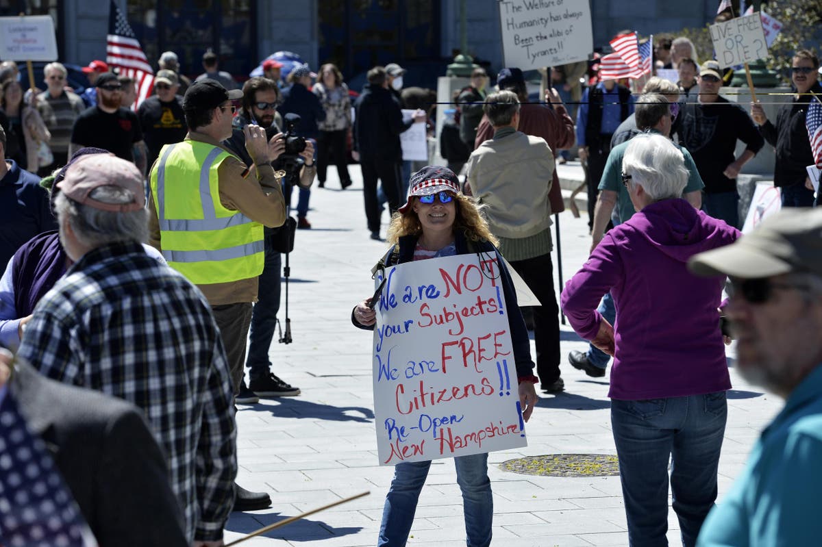 Anti-vaccination activists a growing force at US coronavirus protests ...