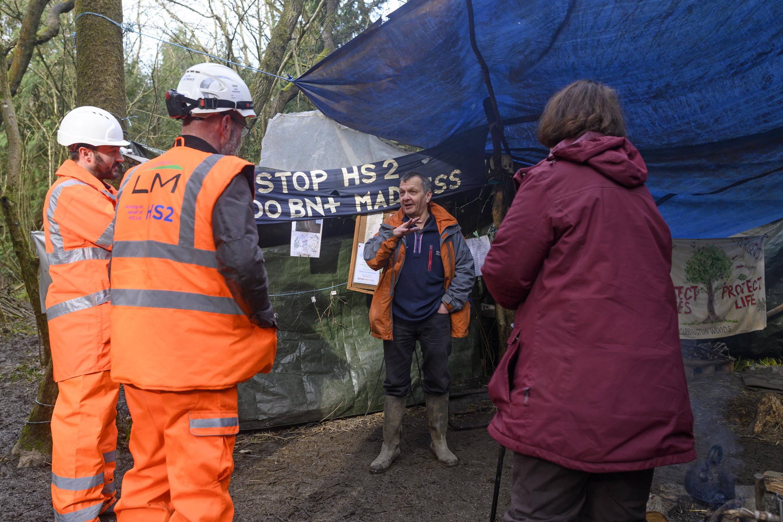 Stop HS2: A group of environmental activists are living in trees as a ...