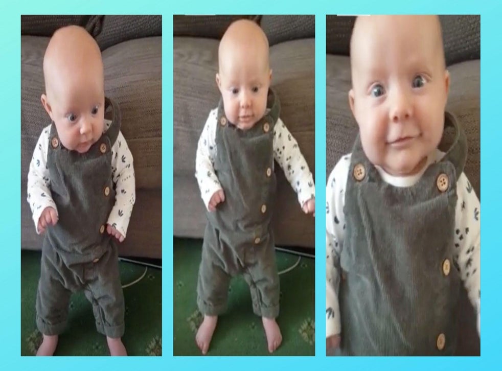 'World's strongest baby' learns to stand up all on her own at just 8 ...