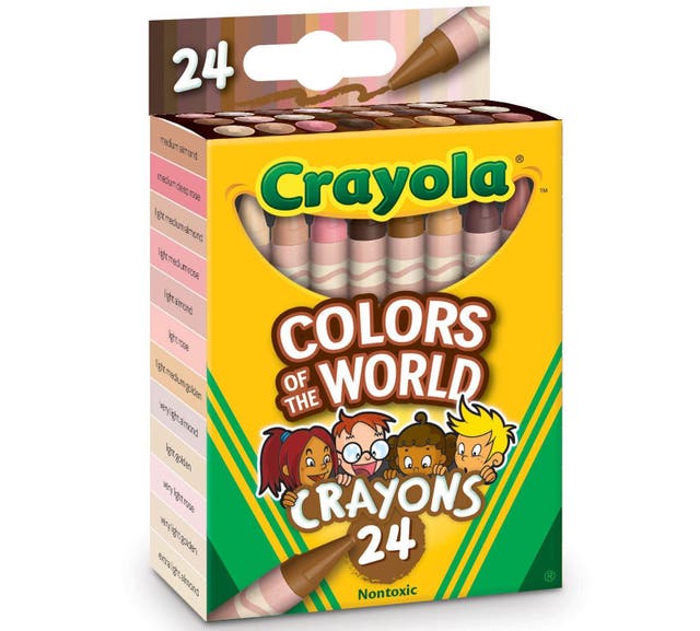'Colours of the World' Crayola set represents 40 different skin tones ...