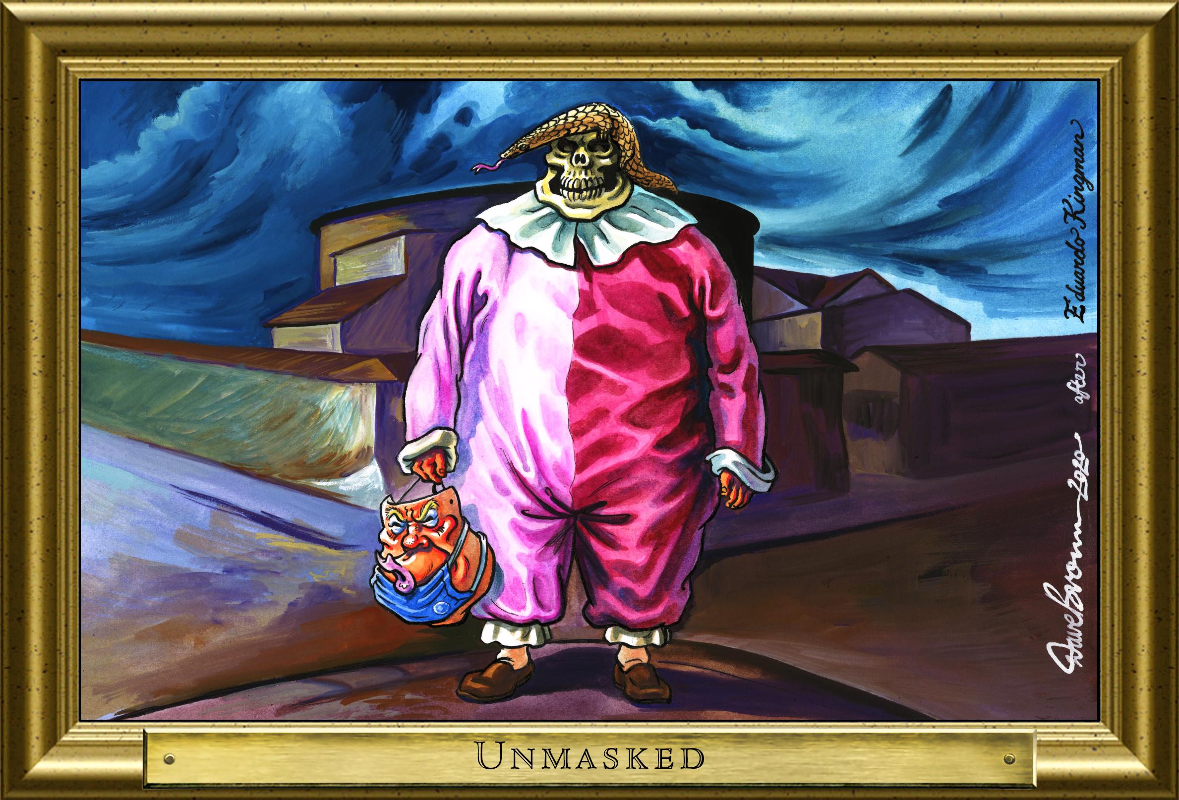 Unmasked : r/editorialcartoons