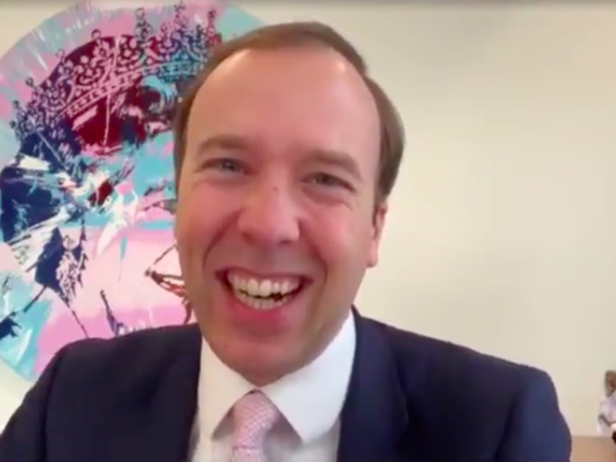 'It's priceless': Matt Hancock laughs off suggestion test and trace was ...