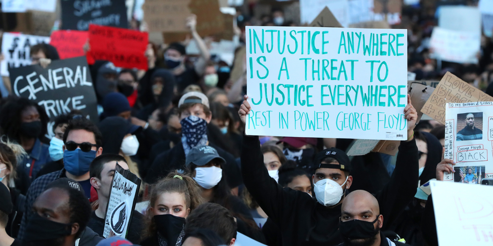 Man loses his eye after being struck by police tear gas canister while ...